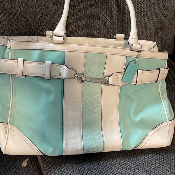 Coach | Bags | Vintage Baby Blue Coach Bag | Poshmark